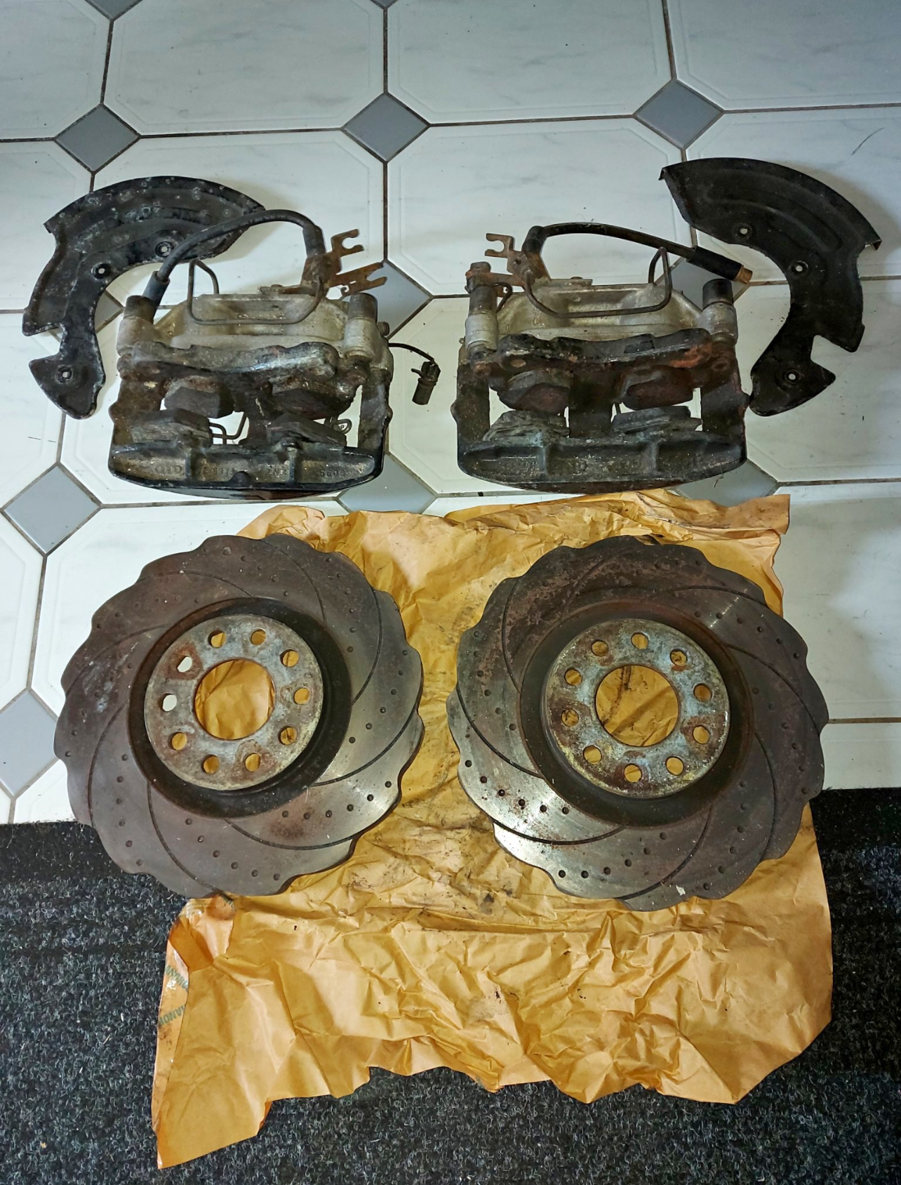 Audi S4 B5 Front Brakes - Audi B5s4 Parts - B5 Audi S4 Big Brake Kits